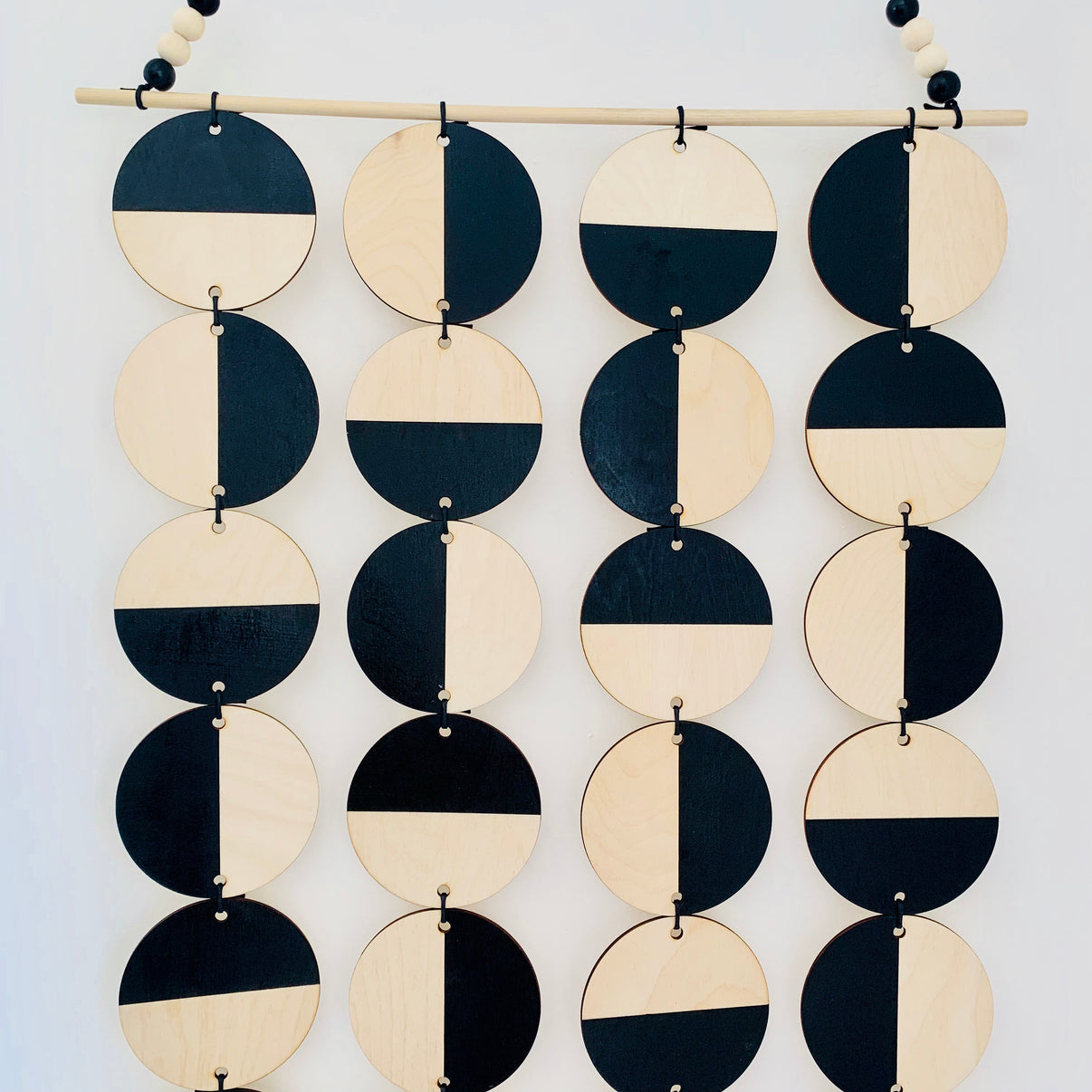 Extra Large Wall Hanging - Black Wall Hanging - Massive Wall Art - Geo ...